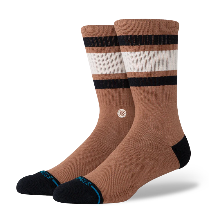 Boyd Crew Socks, Dark Roast